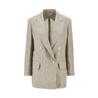 Max Mara Femme, Vestes, Beige, Taille: 38 FR Olimpia Jacket