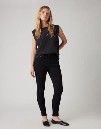 Levi's 721 - Cool Secret Bench - Skinny-Jeans in Schwarz mit hohem Bund