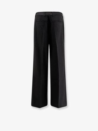 Entire studios Womens Trousers Father Suiting Black Wool