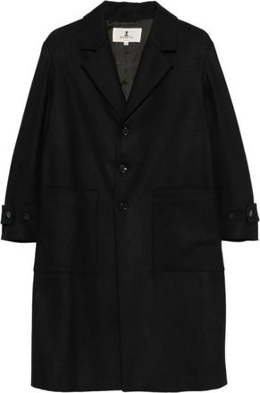 Barena Manteau droit &agrave; revers pointus - Femme - Manteaux - Noir - Taille: 38 FR