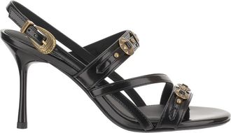 Pinko Pinko Sandalen - High-Heeled Sandals With Gold-Tone Detailing - Gr. 36 (EU) - in Grau - f&uuml;r Damen