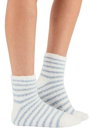 Damart Chaussettes De Lit Thermique Thermolactyl Femme Bleu Ray&eacute; Taille 39/41