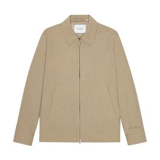 Les Deux Homme, Vestes, Beige, Taille: XS Como Coach Mini Jacket