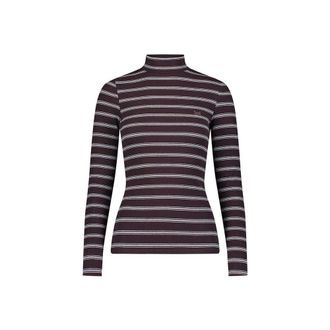 Lee Damen Ribbed LS HIGH Neck T-Shirt, Linwood, L