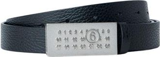 Maison Margiela Femme, Accessoires, Noir, Taille: ONE Size Logo Motif Belt
