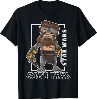 Star Wars The Rise Of Skywalker Babu Frik Portrait T-Shirt