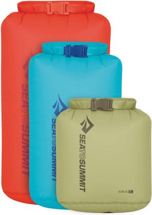 Sea To Summit Ultra-SIL Dry Bag Set (3L, 5L, 8L) - wasserdichte Tasche & Aufbewahrung - Rollverschluss & Patentierte Field Repair-Schnalle - Ultra-SIL-Nylongewebe 3