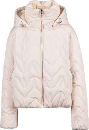 Patrizia Pepe Femme, Vestes, Blanc, Taille: 38 FR Piumino Imbottito Reversibile