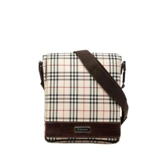 Burberry Sac bandouli&egrave;re en toile Pre-owned - Femme - Pre-owned - Beige - Taille: ONE Size