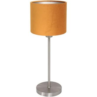 Steinhauer Mexlite - tischlampe - Noor - gold stahl - metall textil