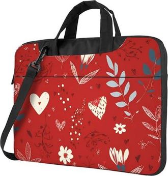 Generic Valentine Sac pour ordinateur portable de 15,6 avec bandouli&egrave;re - Housse de protection antichoc pour ordinateur portable de 15,6 - Pour homme et femme