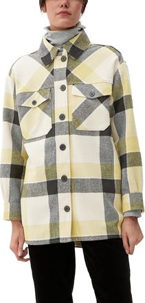 s.Oliver Damen 2122134 Overshirt, Beige, XL EU