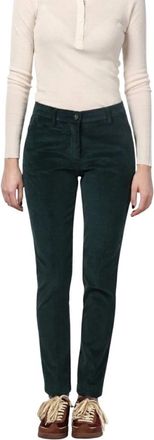 Mason's Pantalon Chino Slim New York - Femme - Pantalons - Vert - Taille: 46 FR