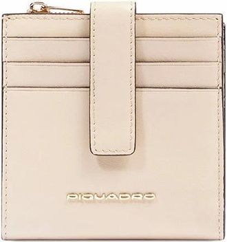 Piquadro Femme, Accessoires, Beige, Taille: ONE Size W140 Card Holder