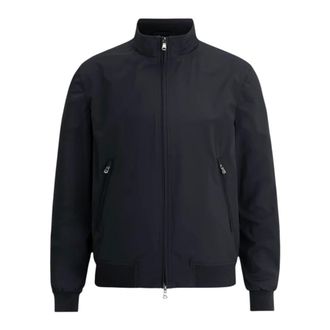 Oscar Jacobson Homme, Vestes, Bleu, Taille: 5XL Bomber en nylon 3 couches bleu marine
