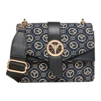 Carlo Colucci Umh&auml;ngetasche mit Logo-Print - - Bags - Damen - Schwarzk - ONE SIZE