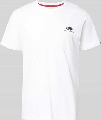 Alpha Industries T-Shirt mit Logo und Rundhalsausschnitt