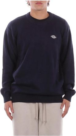 Dickies Homme, Pulls, Bleu, Taille: M Pull ras du cou Summerdale