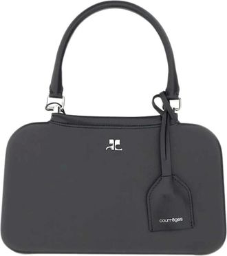 Courr&egrave;ges Petit sac &agrave; main Shadow - Femme - Sacs - Noir - Taille: ONE Size