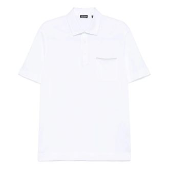 Ermenegildo Zegna Polo-Shirt aus Baumwolle mit 3 Kn&ouml;pfen - - Tops - Herren - Wei&szlig; - 3XL