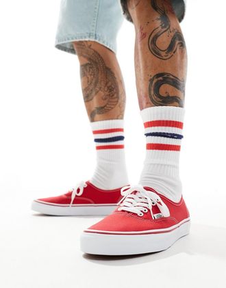 Vans Authentic - Sneaker in Rot