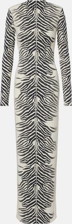 De La Vali Robe longue Kari &agrave; imprim&eacute; z&egrave;bre