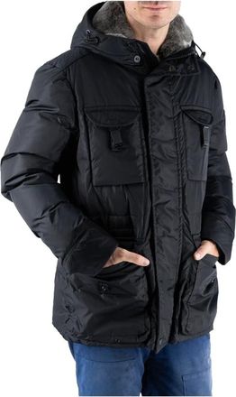 Peuterey Homme, Manteaux, Noir, Taille: XL Aiptek Field Jacket