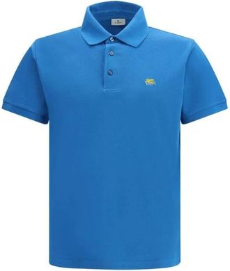 Etro Homme, Tops, Bleu, Taille: M Polo en coton