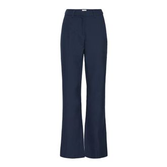 Ichi Wide Hosen - - Trousers - Damen - Blau - L