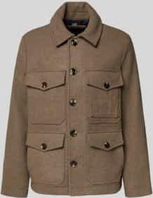 Tommy Hilfiger Regular Fit Jacke aus Woll-Mix