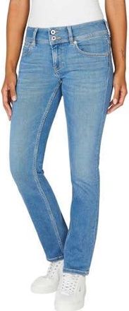 Pepe Jeans London Slim Jeans LW PL204729, Bleu (Denim-MQ4), 29W / 32L Femme