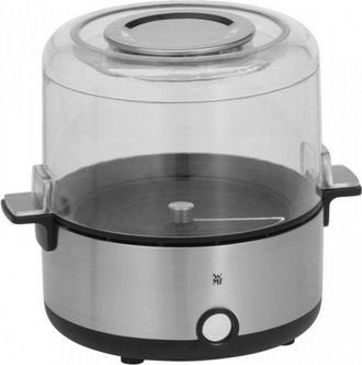 WMF K&Uuml;CHENminis Popkorn Maker 0415470011, silber/schwarz