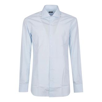 Barba Homme, Chemises, Bleu, Taille: XL Chemise &agrave; col