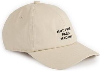 Dr&ocirc;le de Monsieur Casquette Slogan brod&eacute;e