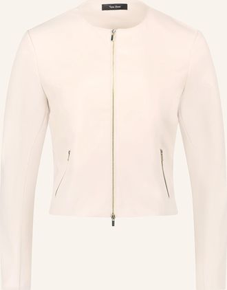 Vera Mont Jacke In Lederoptik grau