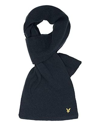 Lyle & Scott Mens Racked Race Hiver Warm Swambool Swambool Swool - Marine fonc&eacute;