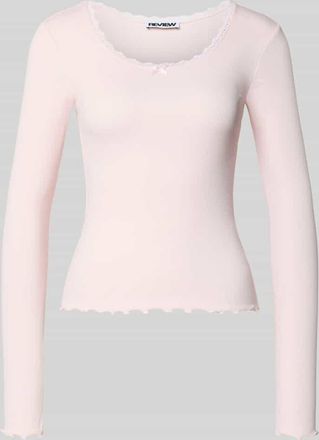 Review Longsleeve mit Rundhalsausschnitt