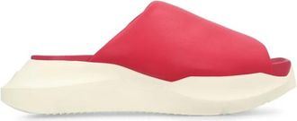 Rick Owens Homme, Chaussures, Rouge, Taille: 40 EU Square Toeline Slider