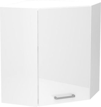 PEGANE Meuble dangle haut de cuisine coloris blanc avec 1 porte - longueur 60 x profondeur 60 x hauteur 72 cm