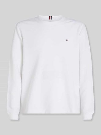 Tommy Hilfiger Regular Fit Langarmshirt mit dezentem Logo-Detail