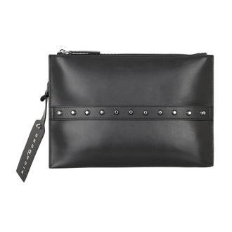 John Richmond Studded Band Pochette mit Handgelenksschlaufe - - Bags - Herren - Schwarzk - ONE SIZE