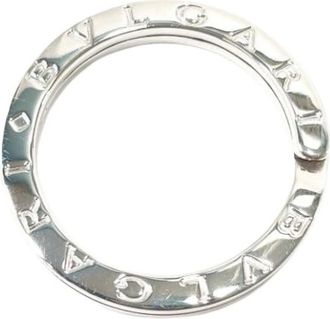 Bulgari unisex, Pre-owned, Gris, Taille: ONE Size Porte-clés Pre-owned