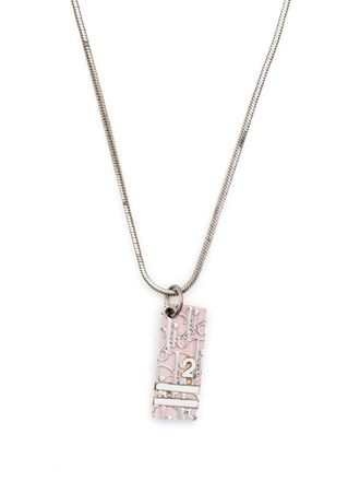 Dior collier à pendentif Trotter (années 2000) - Argent