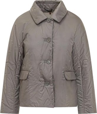 Max Mara Femme, Vestes, Gris, Taille: 42 FR Veste Courte Rembourr&eacute;e