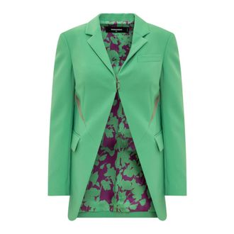 Dsquared2 Moderner Cut-Out Blazer - - Jackets - Damen - Gr&uuml;n - L