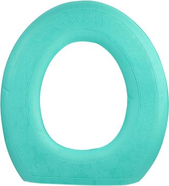 BESPORTBLE wasserdichte Atmungsaktive Toilettensitzauflage aus Eva Gepolstert für Angenehmen Sitzkomfort Rutschfestes Badezimmerzubehör Waschbar in Frischem Grün