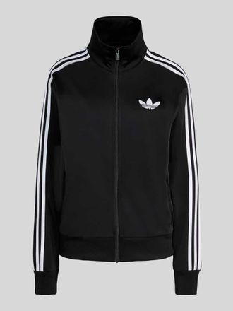 adidas Originals Relaxed Fit Sweatjacke mit Logo-Stitching