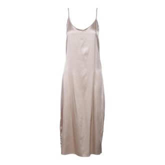 Wild Cashmere Seidenunterkleid - - Dresses - Damen - Beige - S