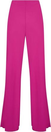 Alberta Ferretti Femme, Pantalons, Rose, Taille: 40 FR Pantalon &Eacute;vas&eacute; Taille Haute