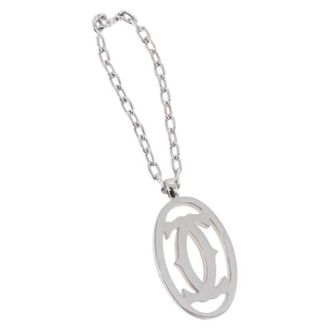Cartier Porte-cl&eacute;s en m&eacute;tal doccasion - Femme - Pre-owned - Gris - Taille: ONE Size